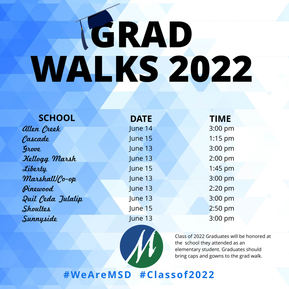 Grad Walks at Elementary Schools for 2022 Graduates | Liberty Elementary