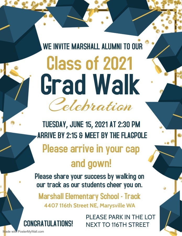 2021 Grad Walk | Marshall Elementary