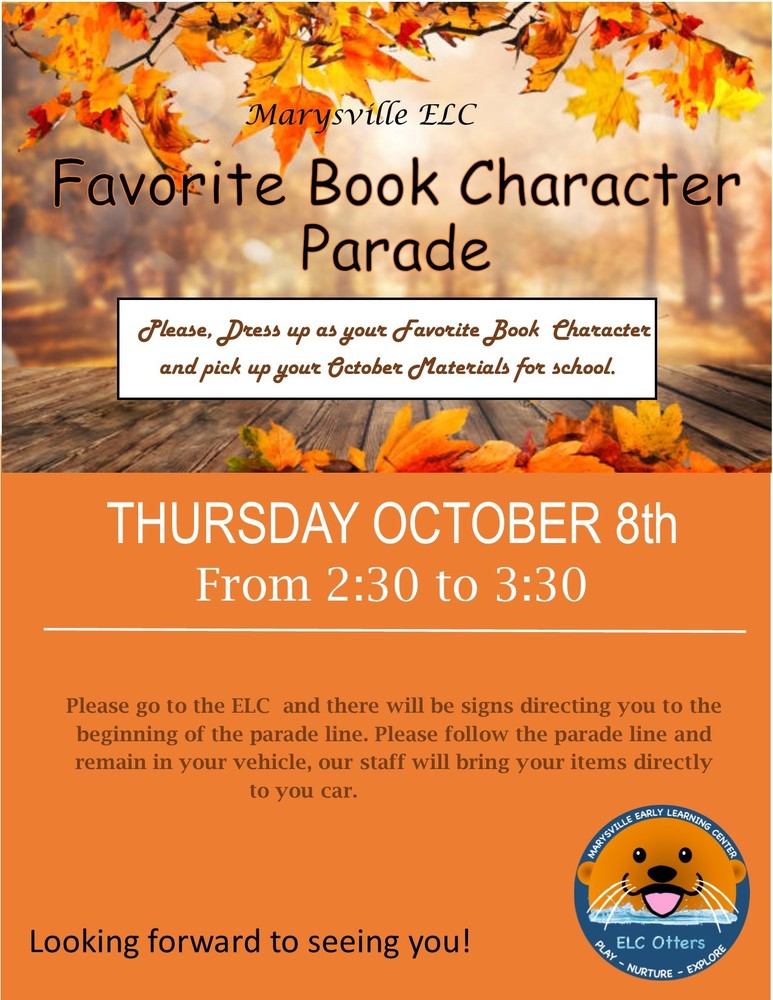 Favorite Book Character Parade and Deployment Day | Early Learning Center